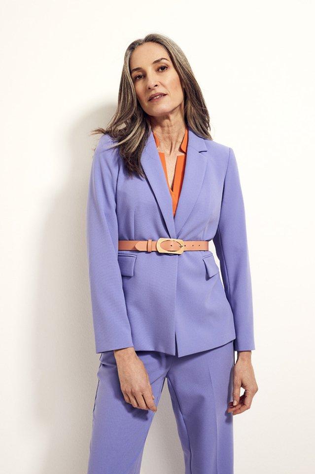 How to wear a very peri suit - look 2 | Mayerline Brussels België